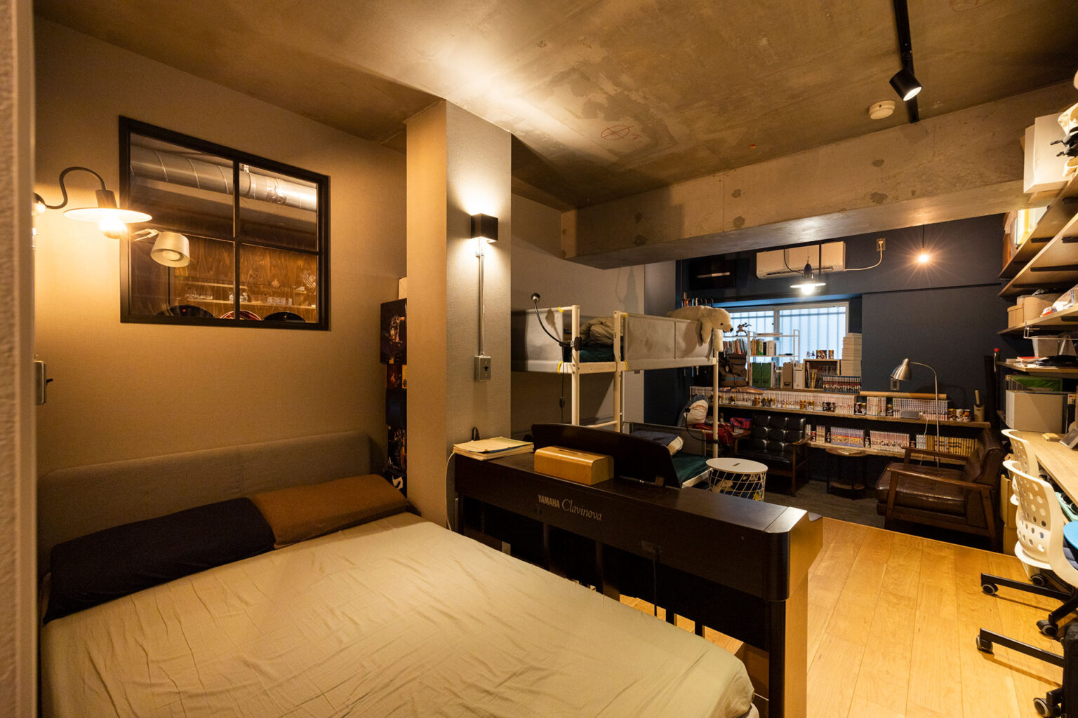 5人家族で暮らす2LDKシームレスな空間に居場所を自由に確保する | ToKoSie ー トコシエ