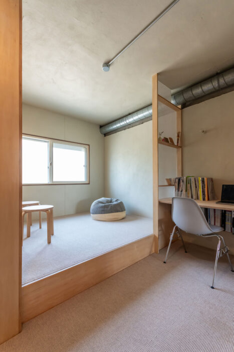 家族4人の60㎡リノベーションどの部屋からも公園の緑を感じられる 建築家の住まい | ToKoSie ー トコシエ